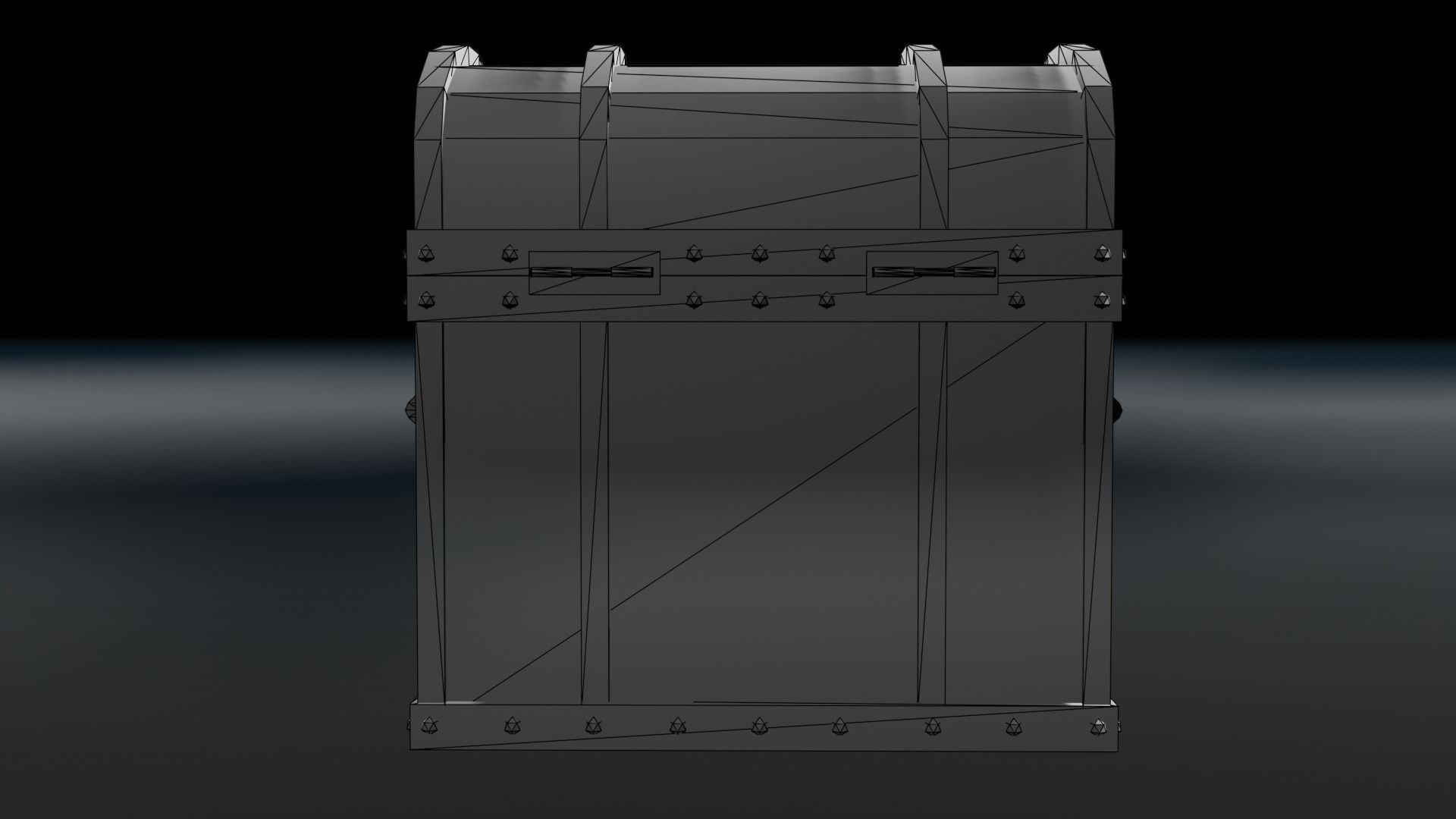 Chest Low-poly 3D model free 3D model | CGTrader