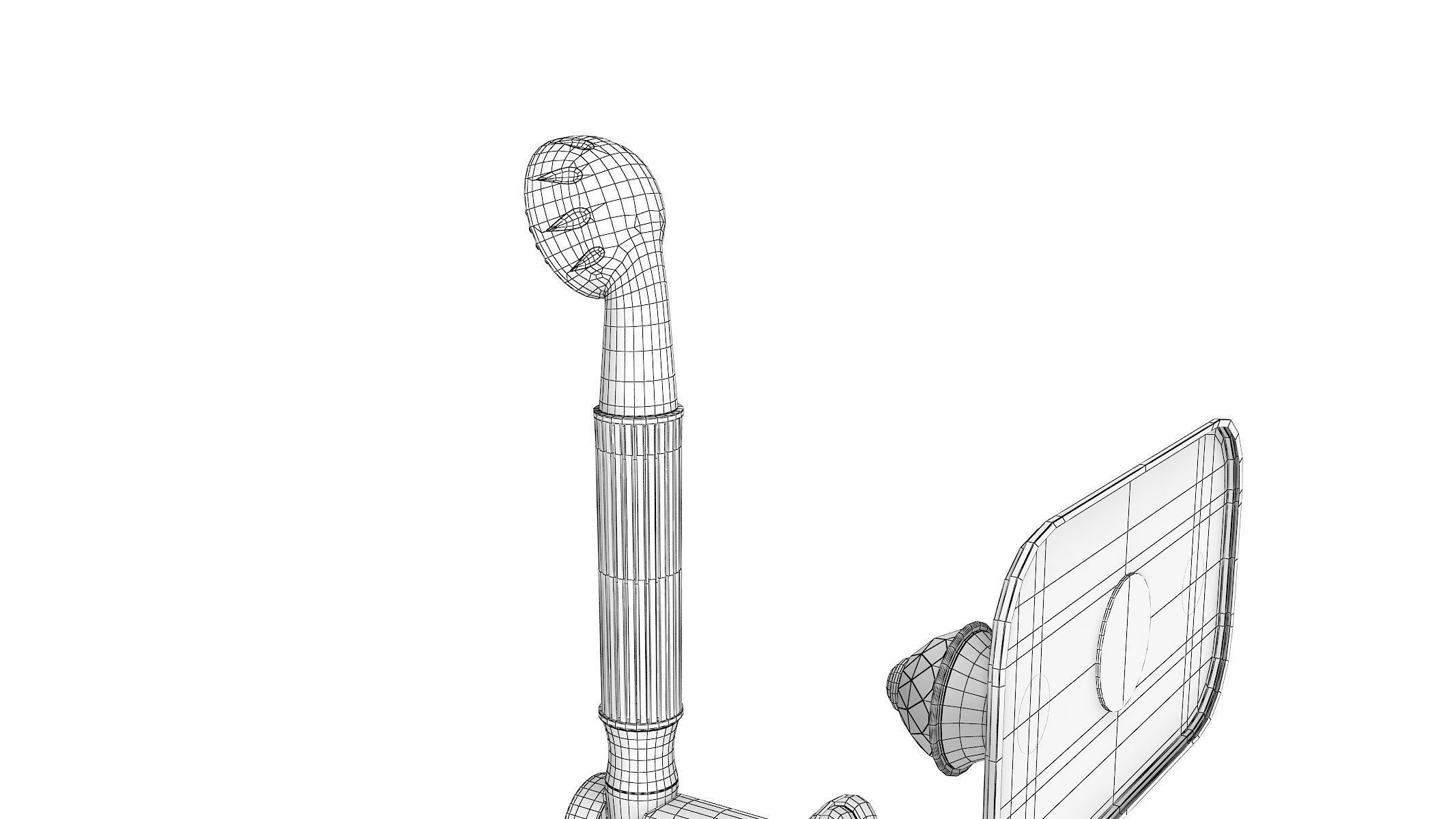 Thg Shower Mixer set 3D model | CGTrader
