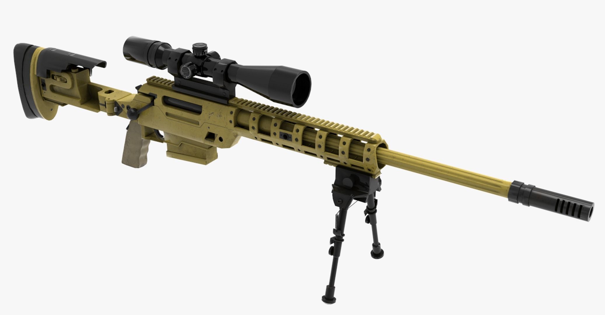 3D model FN Ballista rifle VR / AR / low-poly | CGTrader