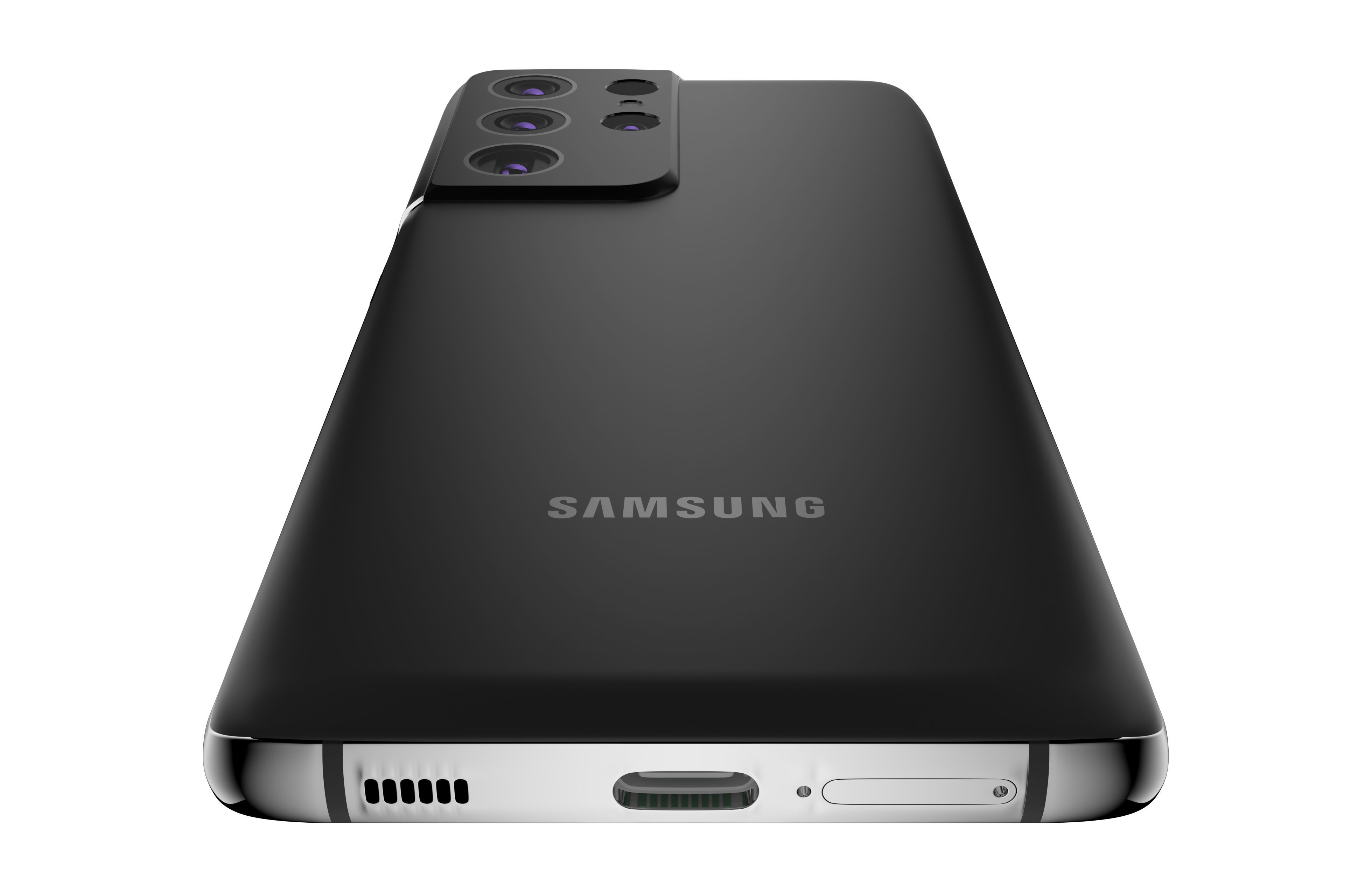 3D model Samsung Galaxy S21 Ultra Phantom Black VR / AR / low-poly ...