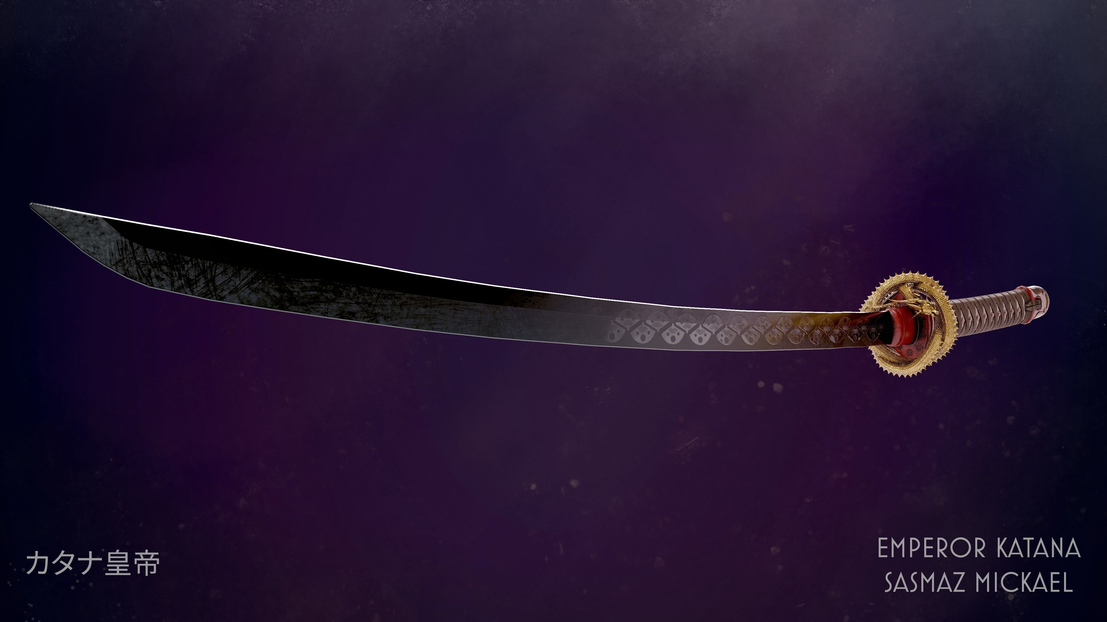3D model Emperor Katana VR / AR / low-poly | CGTrader