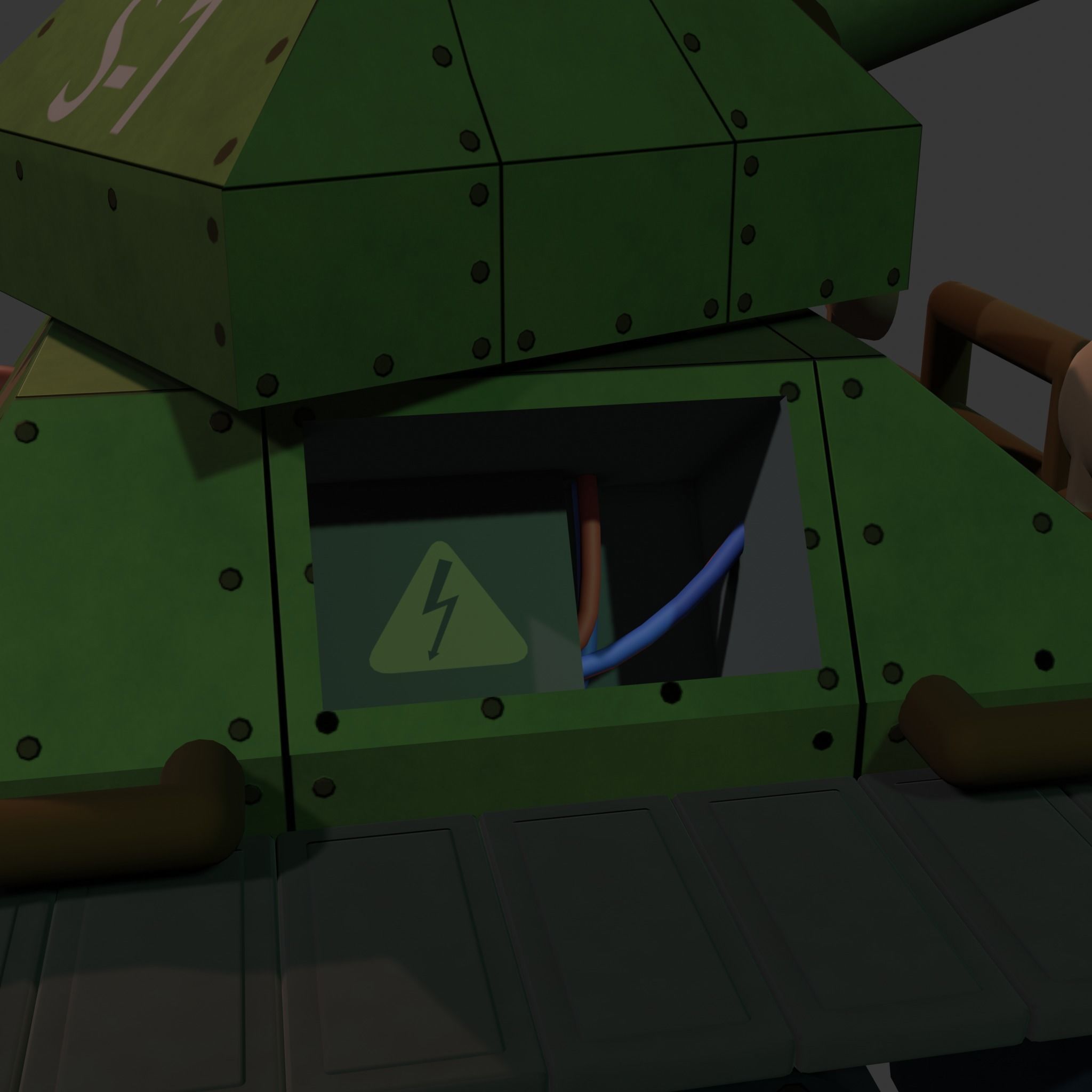 3D model S-1 tank VR / AR / low-poly | CGTrader