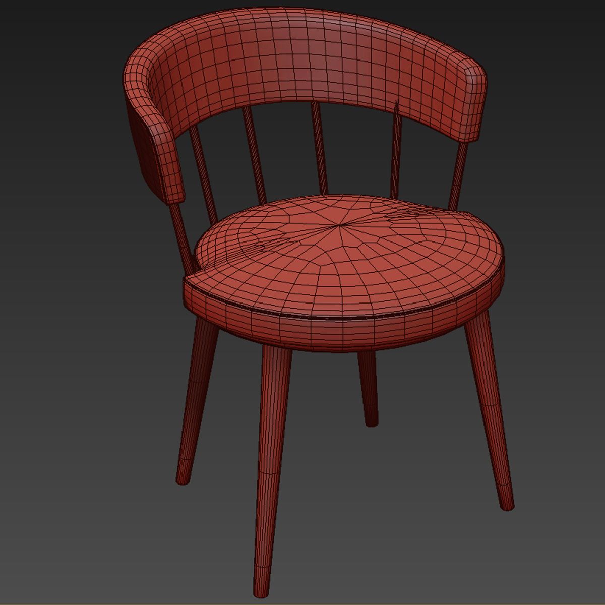 Meru Chair And Bar Stool 3D model | CGTrader