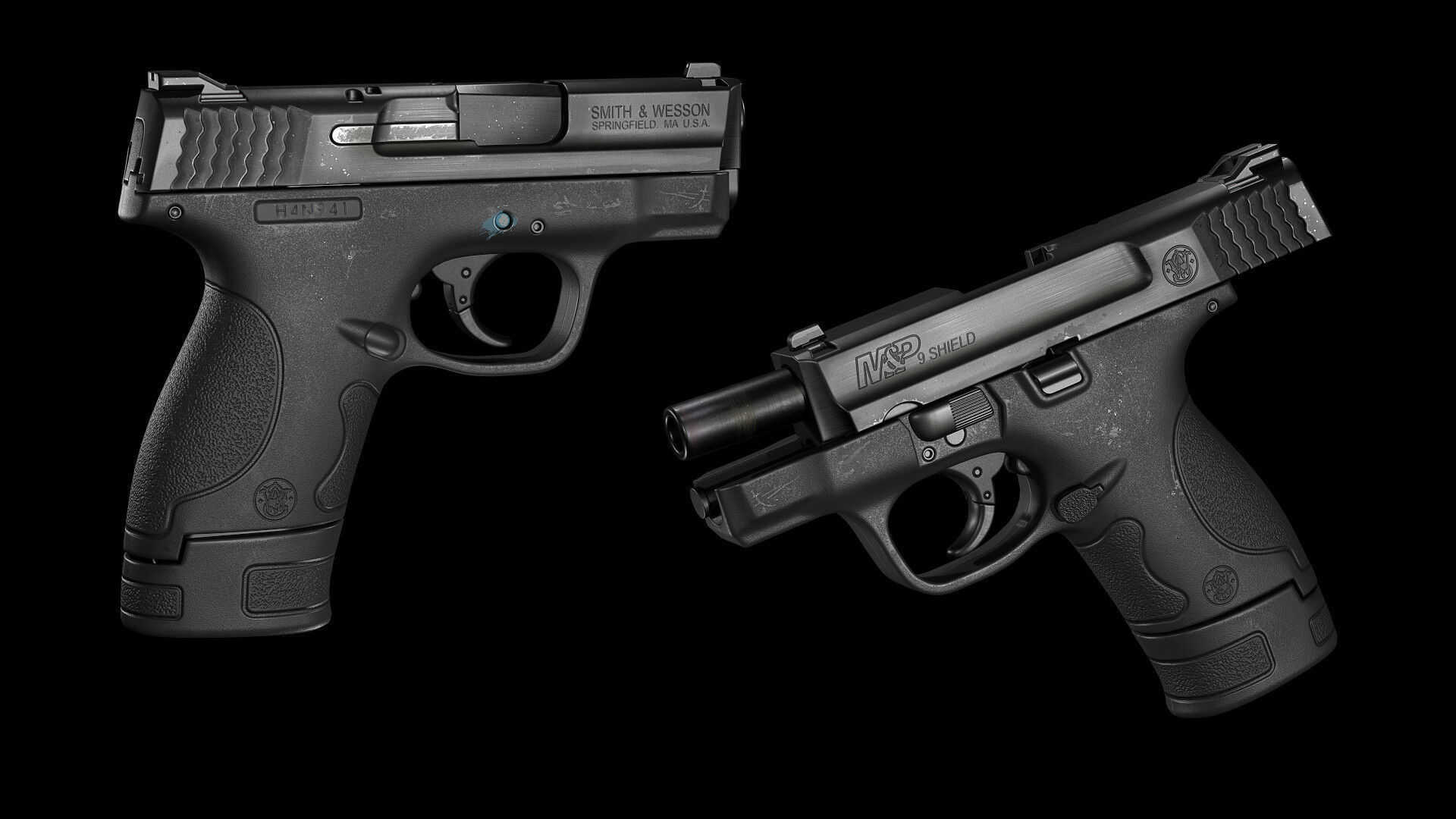 3D model Game Ready MP Shield 9mm VR / AR / low-poly | CGTrader