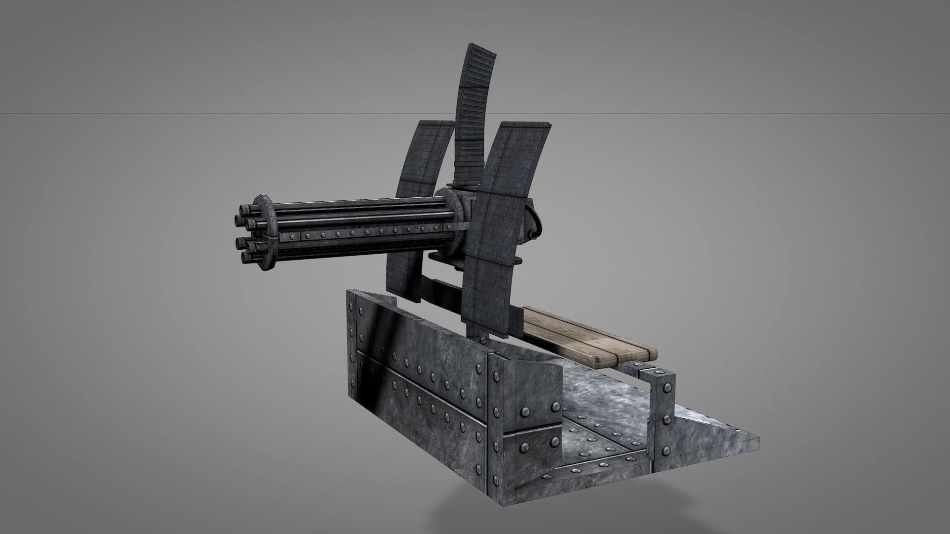 Old West Armored Safe Wagon 3D model | CGTrader