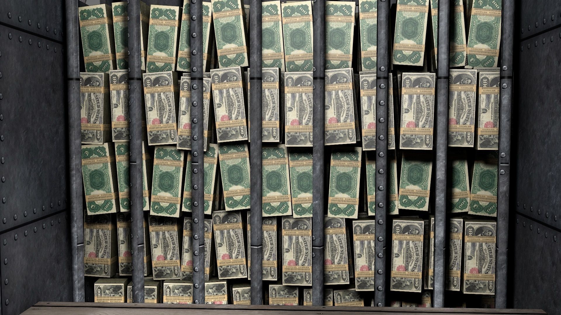 Old West Armored Safe Wagon 3D model | CGTrader