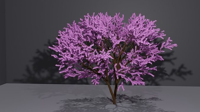 Pink Tree 3D model | CGTrader
