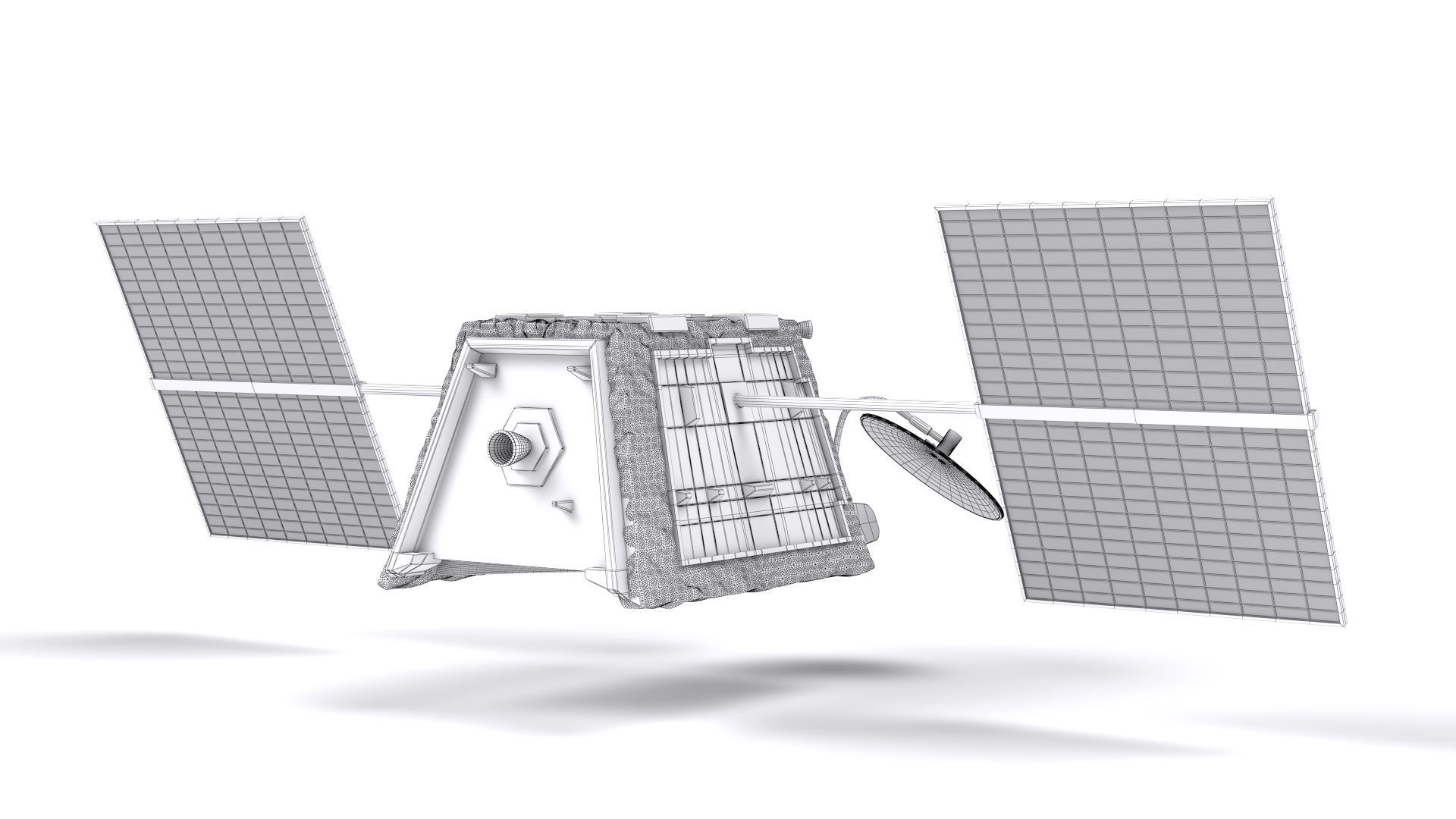 weather satellite 3D model | CGTrader