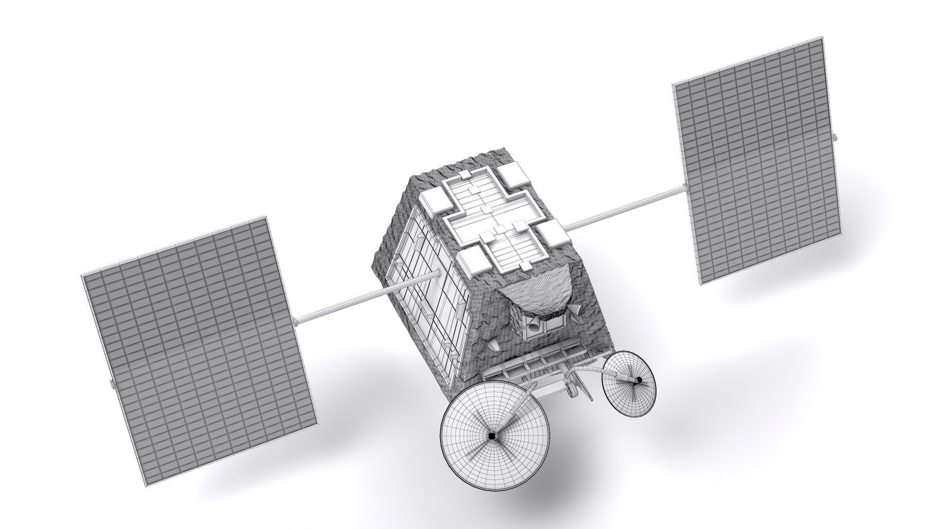 weather satellite 3D model | CGTrader