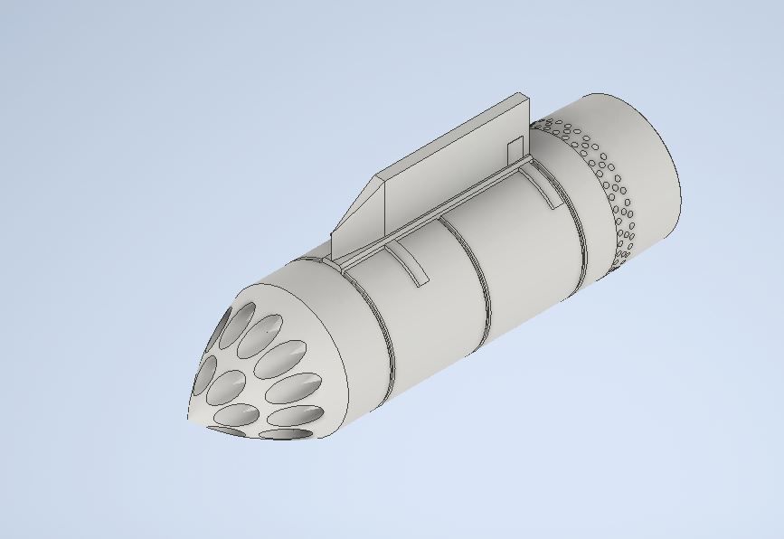 B-8M1 Missile Pod 3D model 3D printable | CGTrader