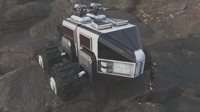 Scifi City Assault Vehicle free VR / AR / low-poly 3D model | CGTrader