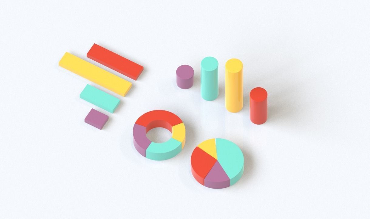 3D model isometric data analysis 3d isometric VR / AR / low-poly | CGTrader