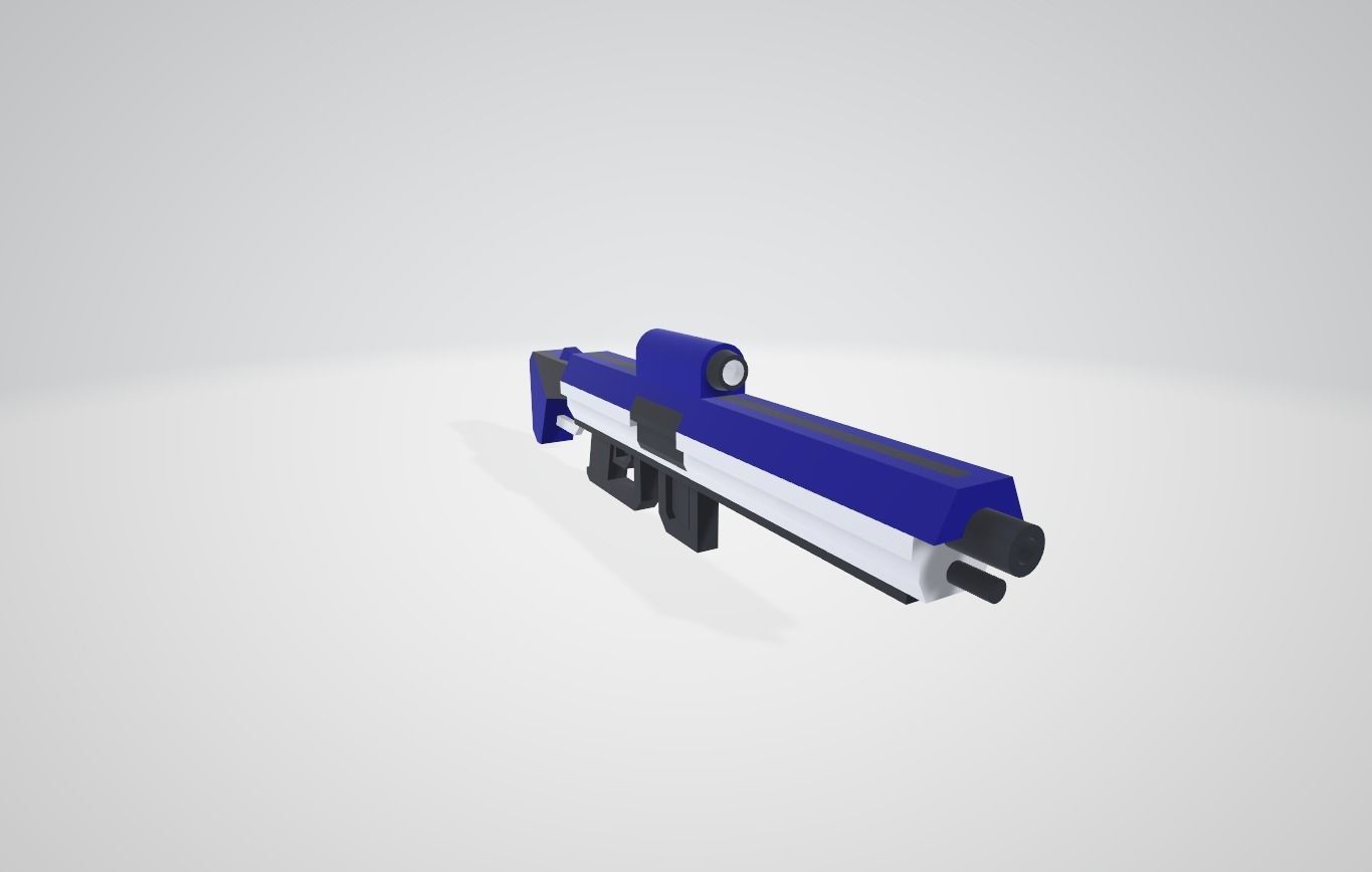 3D model Minimalist weapons VR / AR / low-poly | CGTrader