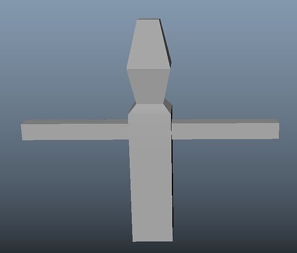 choklet cross 3D model | CGTrader