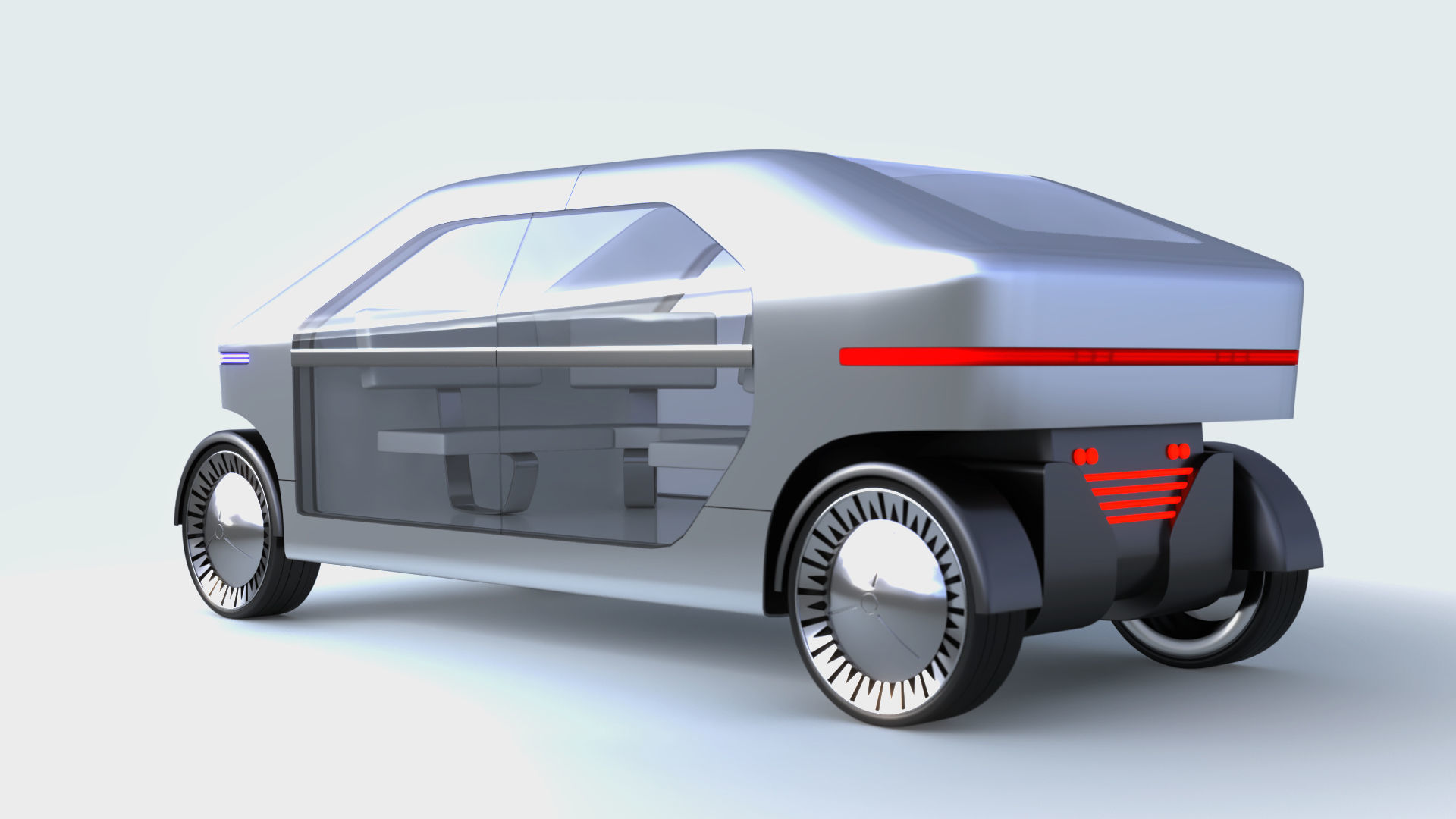 Electric bus autopilot 3D model | CGTrader