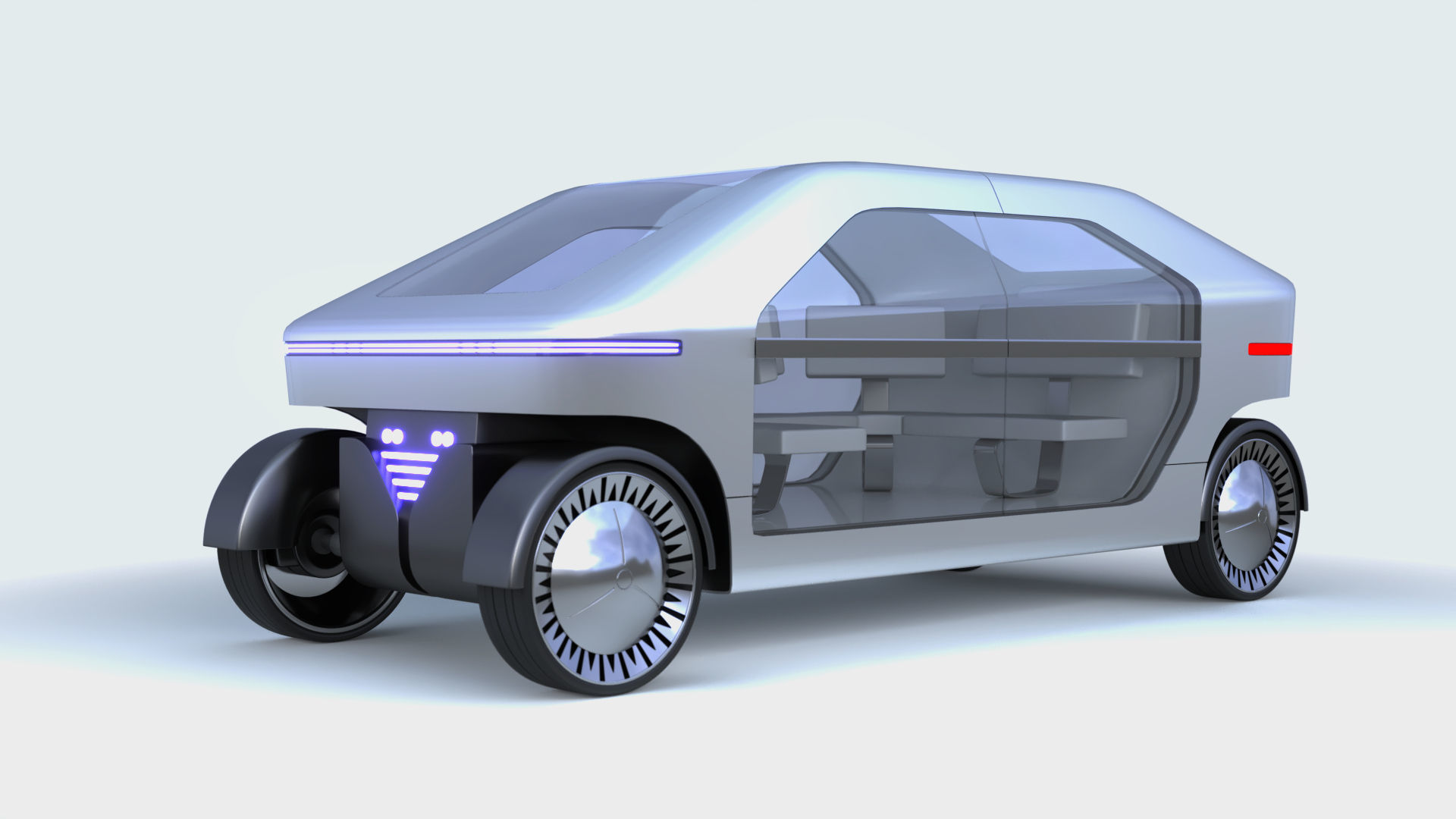 Electric bus autopilot 3D model | CGTrader