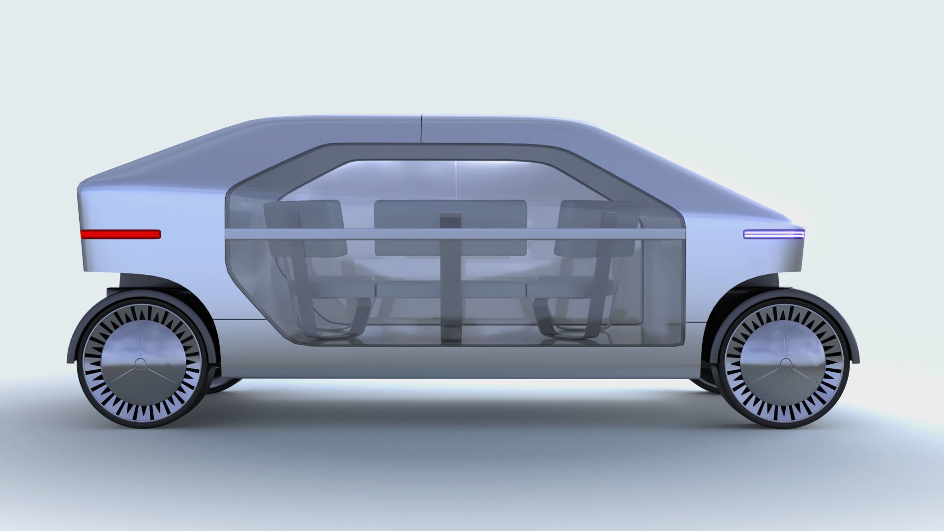 Electric bus autopilot 3D model | CGTrader