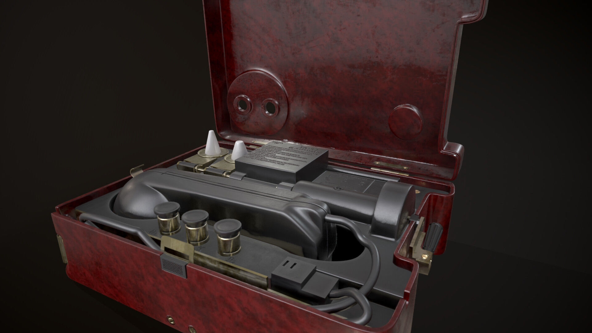 Military phone TA-57 3D model | CGTrader