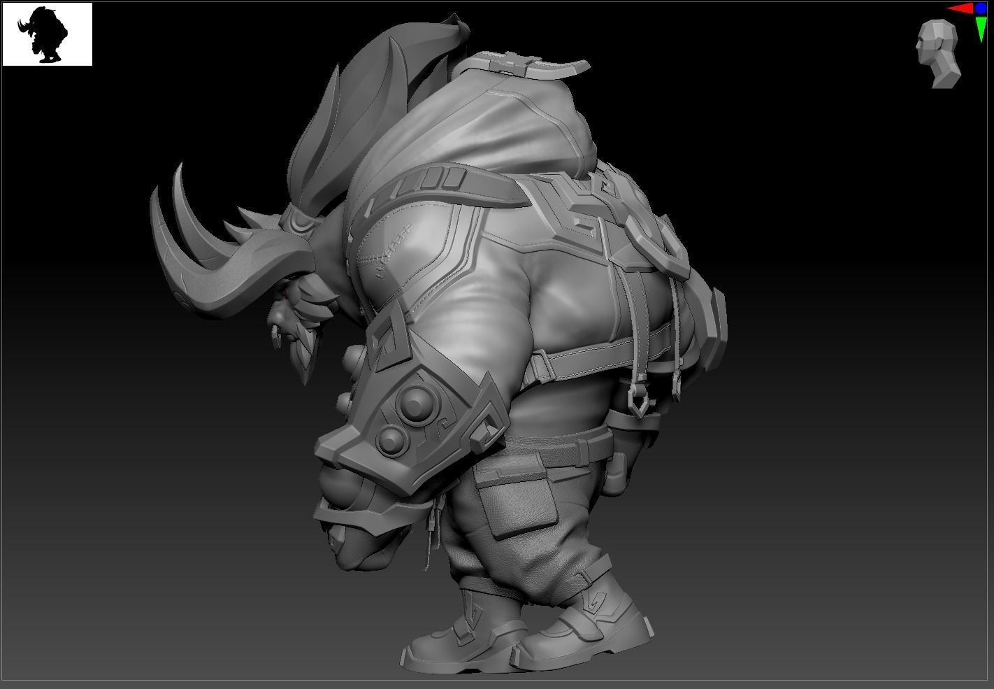 League of Legends-lol-Alistar 3D model 3D printable | CGTrader