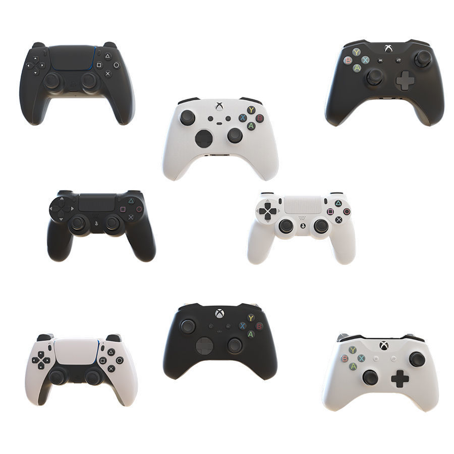 3D model Games Consol Pack VR / AR / low-poly | CGTrader