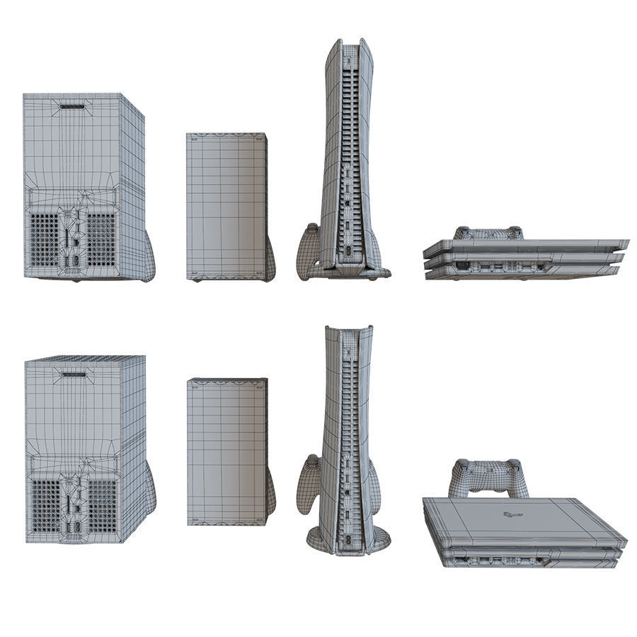 3D model Games Consol Pack VR / AR / low-poly | CGTrader