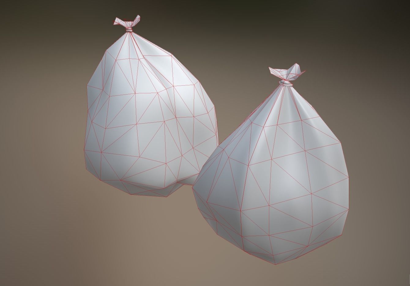 Garbage bag free VR / AR / low-poly 3D model | CGTrader