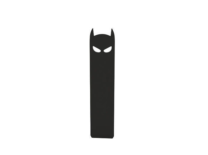 Bookmark batman cigarette lighter 3D model 3D printable | CGTrader