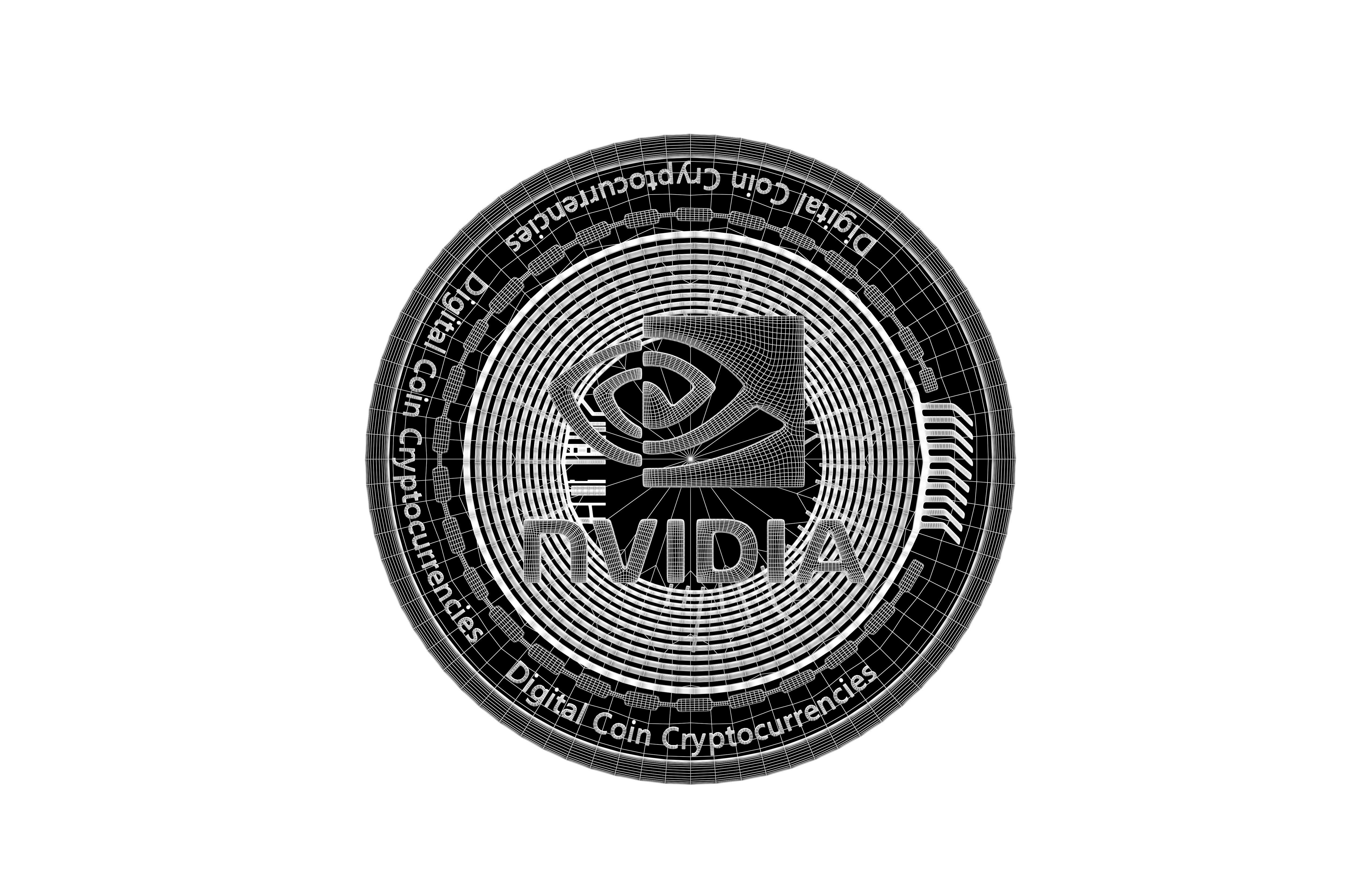 Nvidia Coin v1 001 3D model | CGTrader