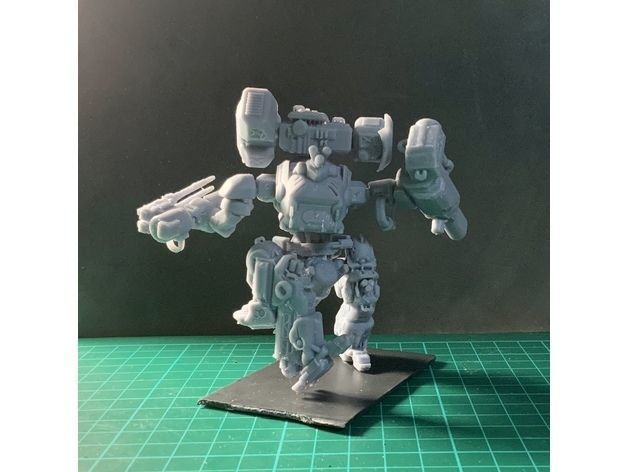 Puma Heavy Mech Pose and glue figure 3D model 3D printable | CGTrader