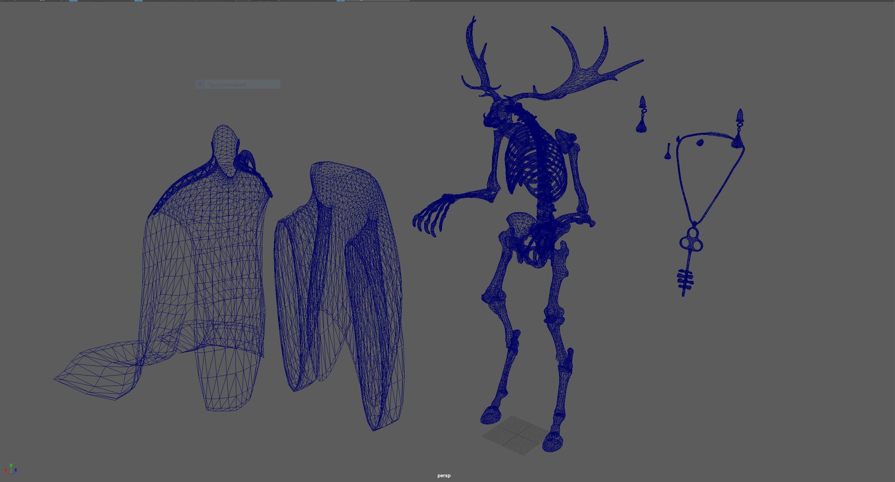 3D model Forest Spirit Character Model VR / AR / low-poly | CGTrader