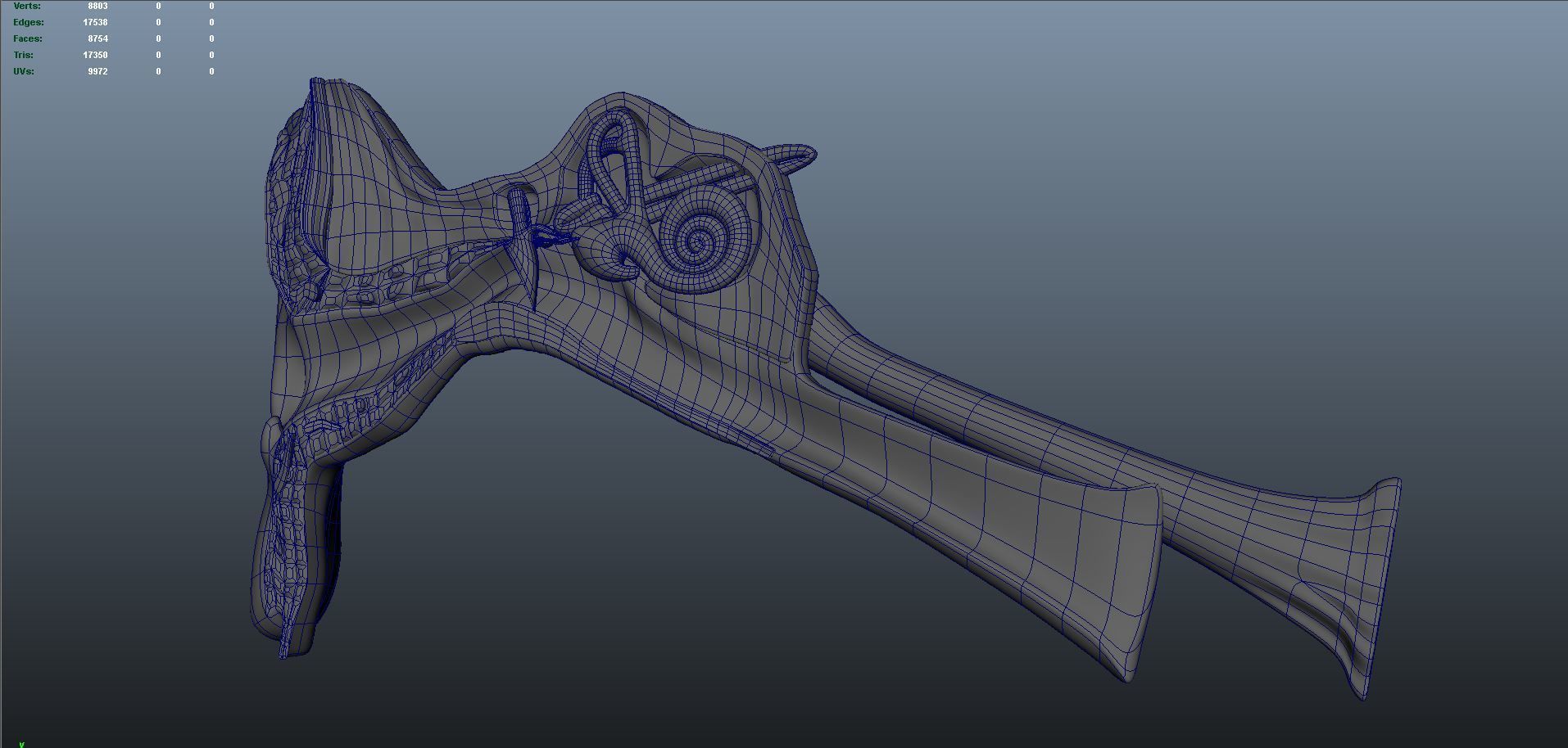 3d render of male human ear anatomy system 3D model | CGTrader