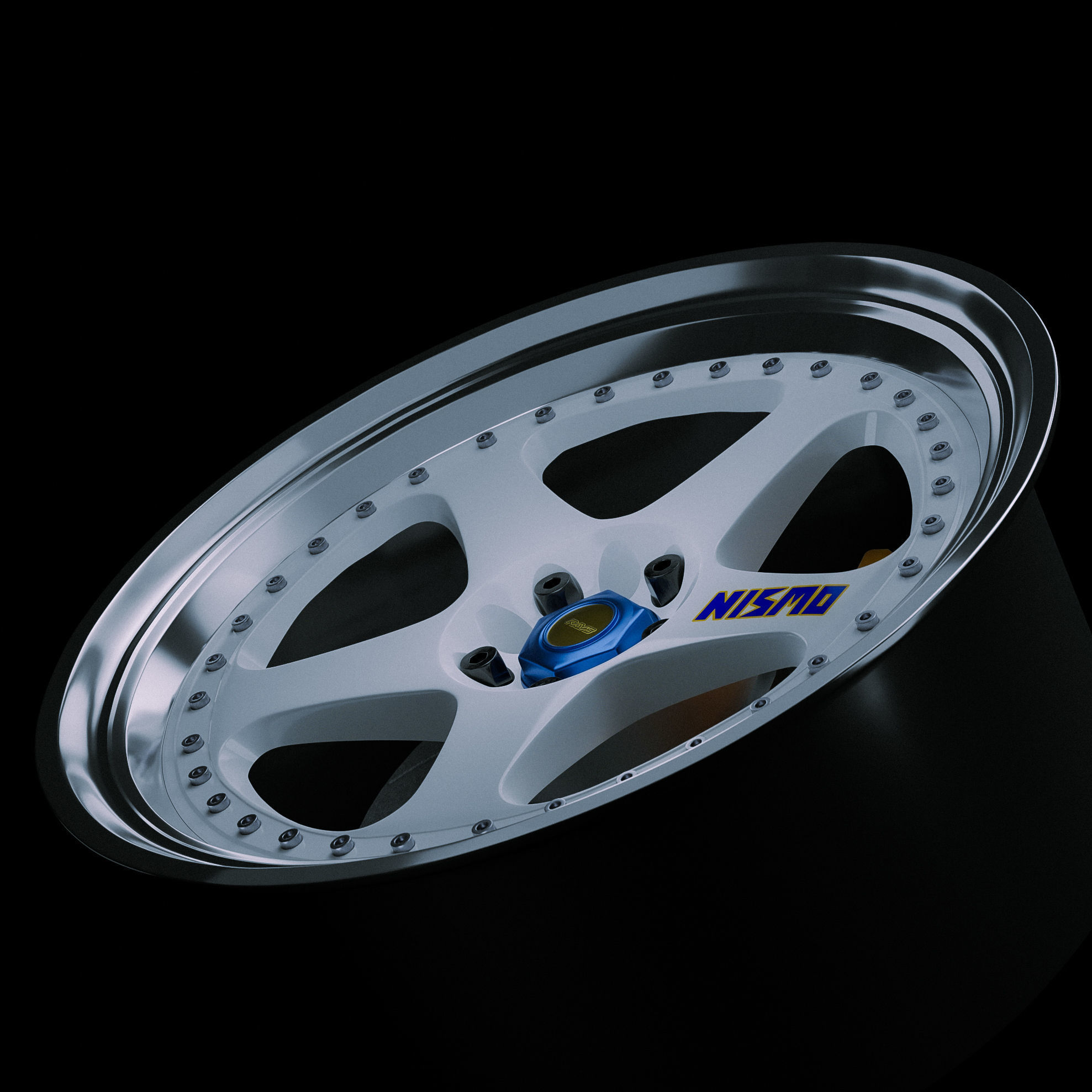 Nismo LM GT1 Wheel 3D Model 3D model | CGTrader