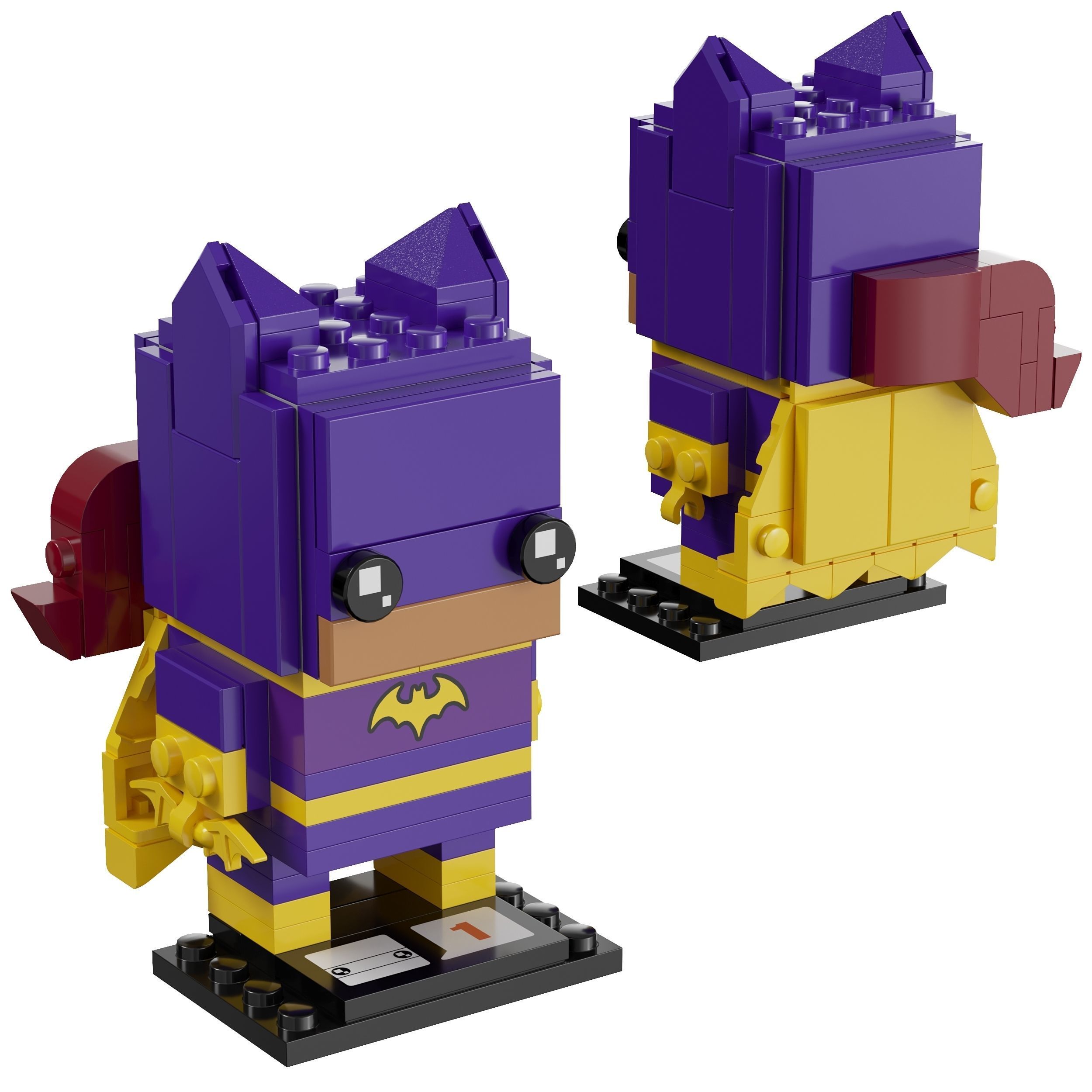 Lego BrickHeadz - 41586 Batgirl 3D model | CGTrader