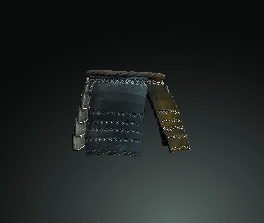 3D model Japan Samurai kusazuri VR / AR / low-poly | CGTrader