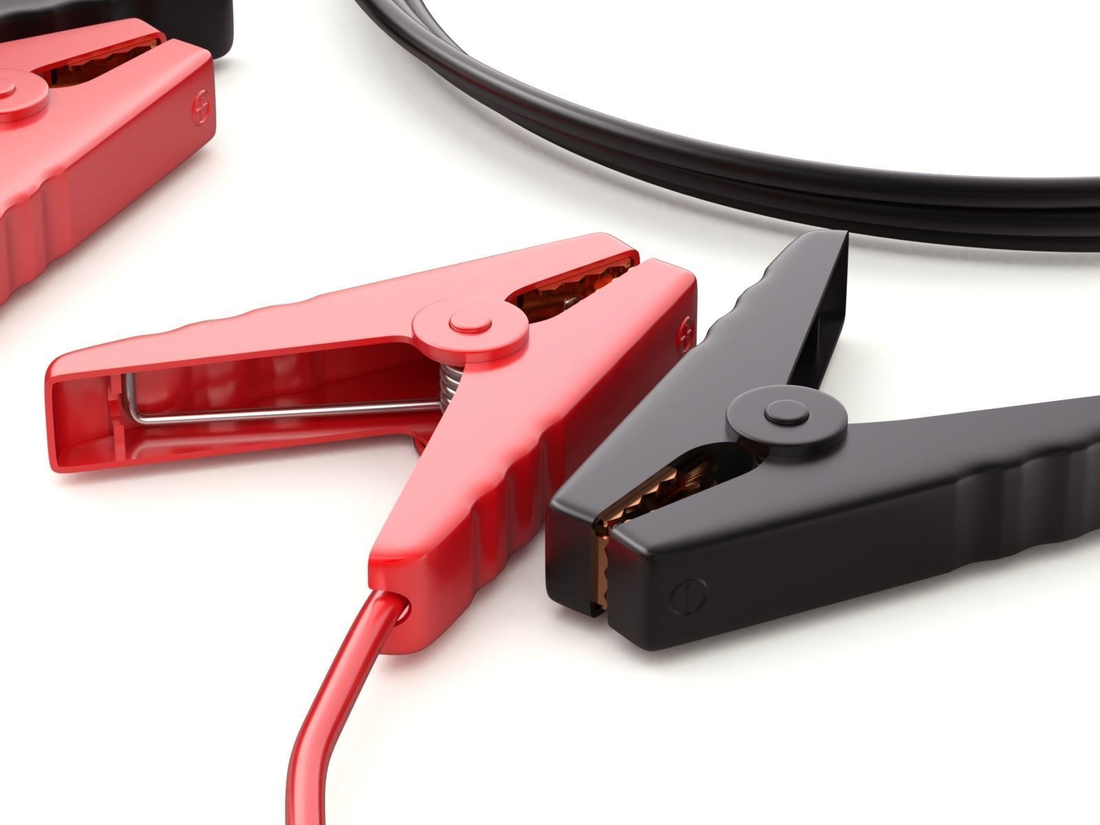 Car Jump Starter Clamps 3D model | CGTrader
