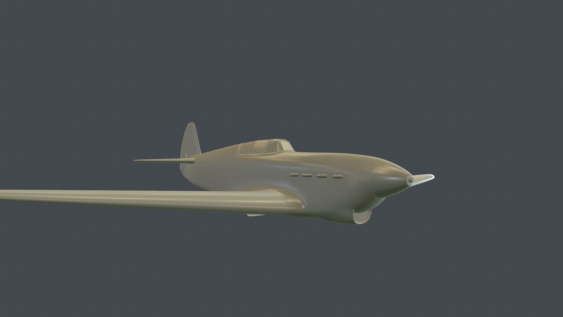 Yak-1 fighter model for 3D-printing 3D model 3D printable | CGTrader
