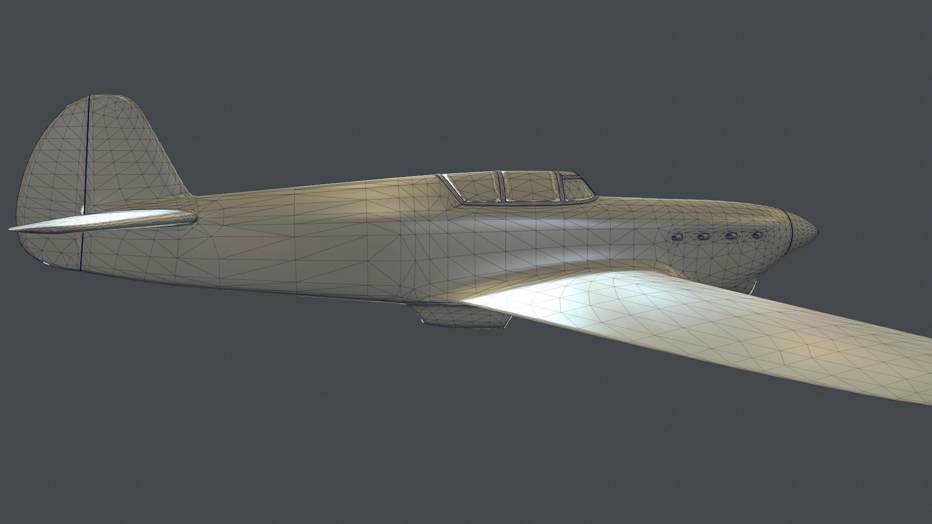 Yak-1 fighter model for 3D-printing 3D model 3D printable | CGTrader