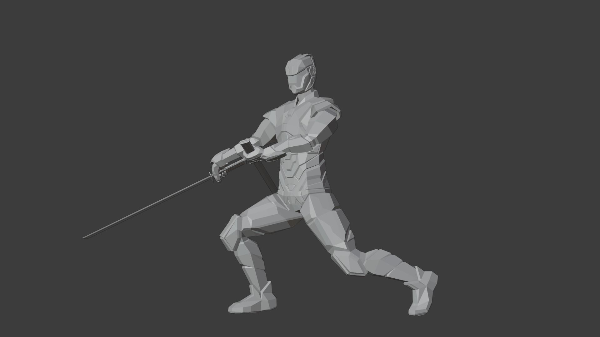 3D model Scifi Lowpoly Robot - SLR VR / AR / low-poly | CGTrader