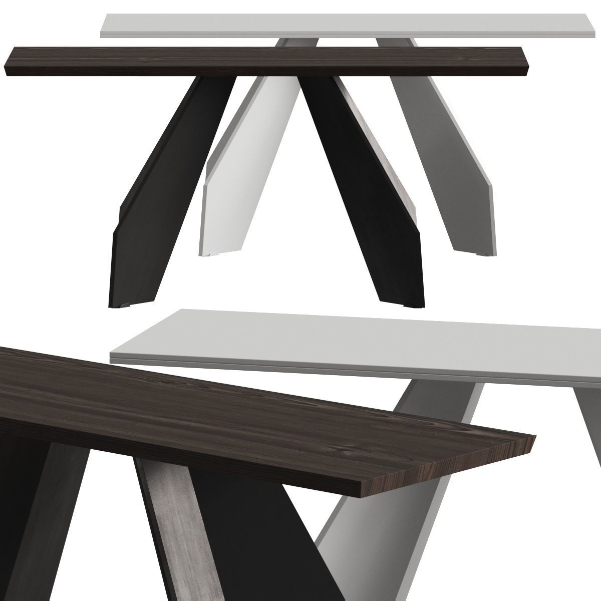 Bonaldo Origami Console Tables 3D model | CGTrader