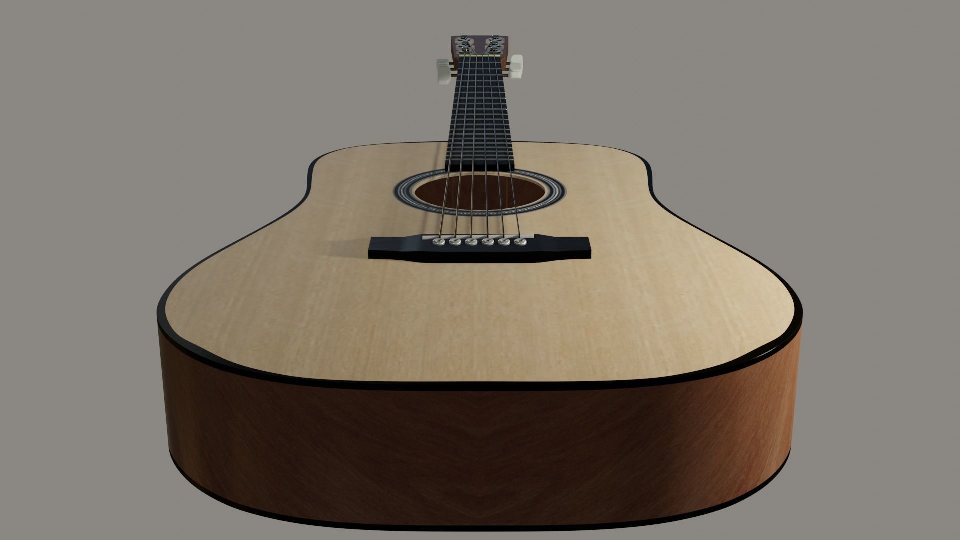 Acoustic Guitar 3D model | CGTrader