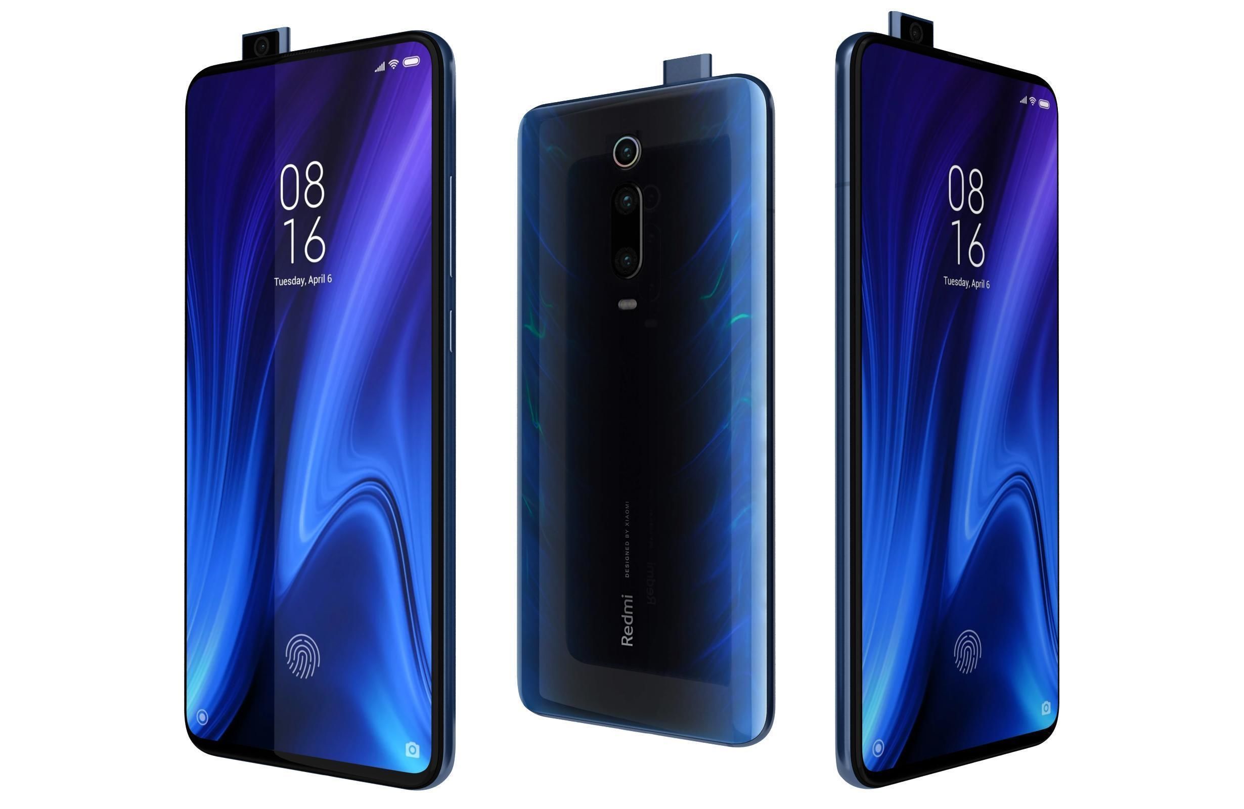 Xiaomi Redmi K20 Pro All Colors 3D model | CGTrader