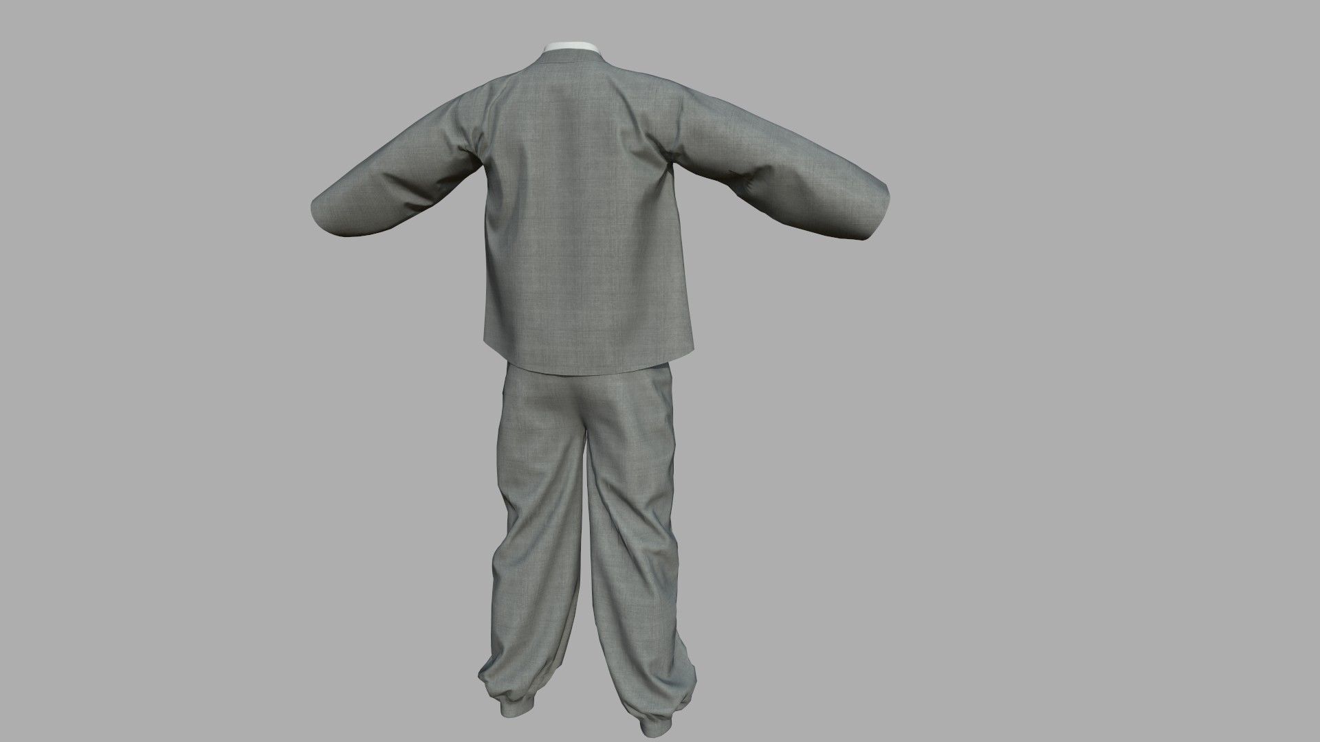 3D model Baji Jeogori Korea Clothing for man VR / AR / low-poly | CGTrader