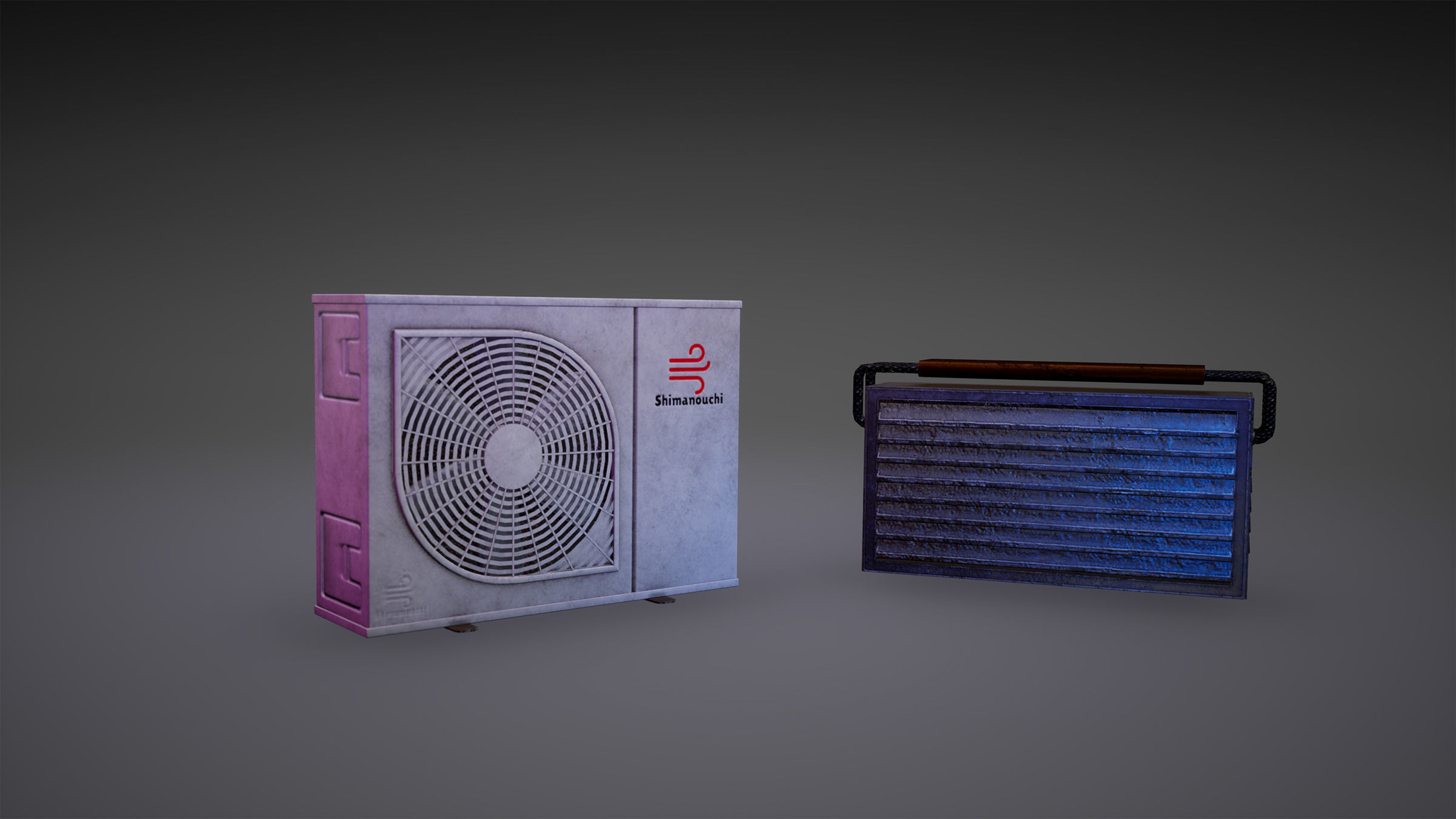 3D model Air Conditioners Game Ready VR / AR / low-poly | CGTrader