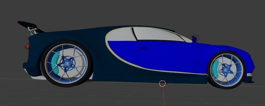 Bugatti Chiron 2017 3D model animated | CGTrader