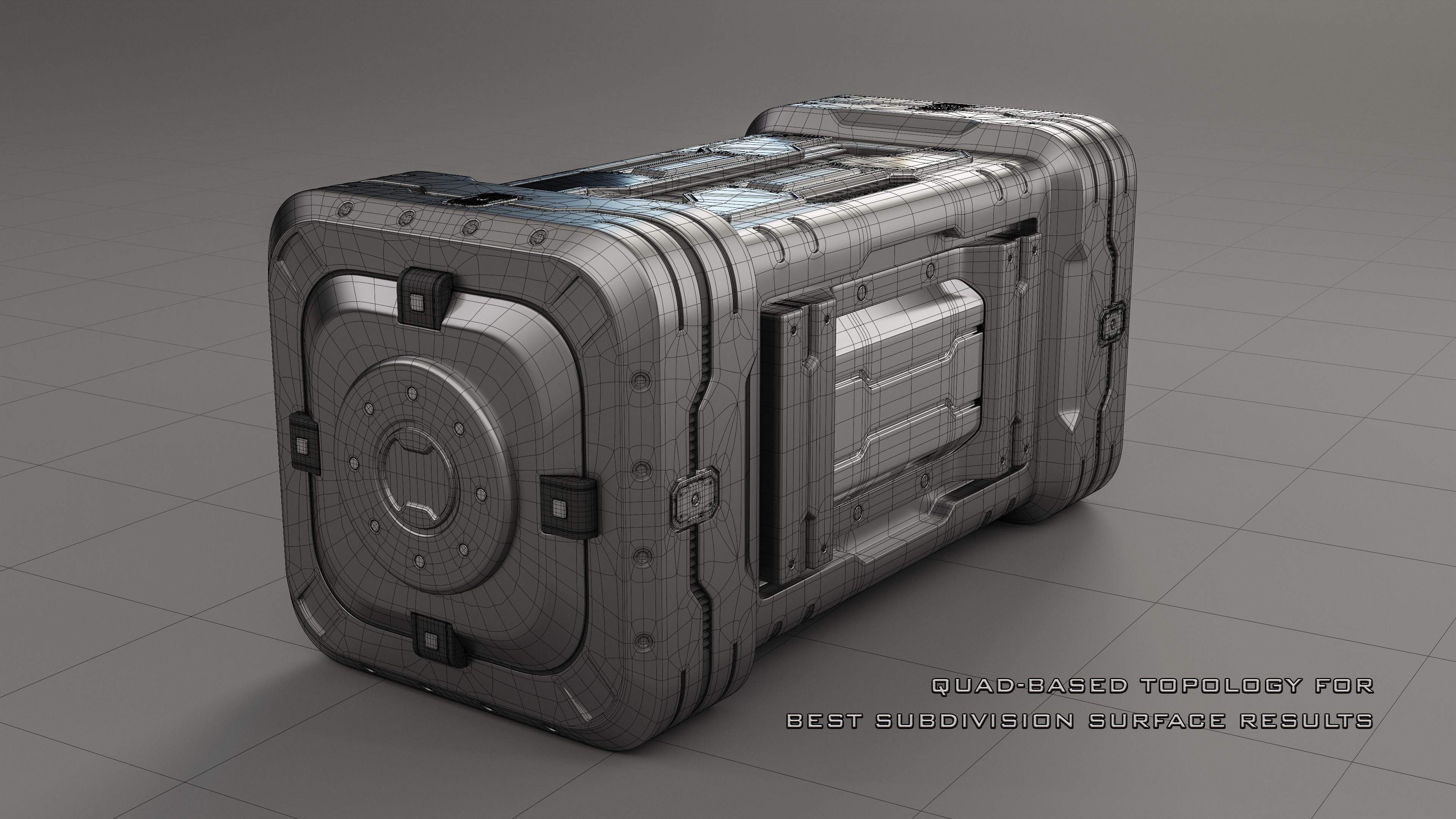 Sci-Fi Industrial Object 03 3D model | CGTrader