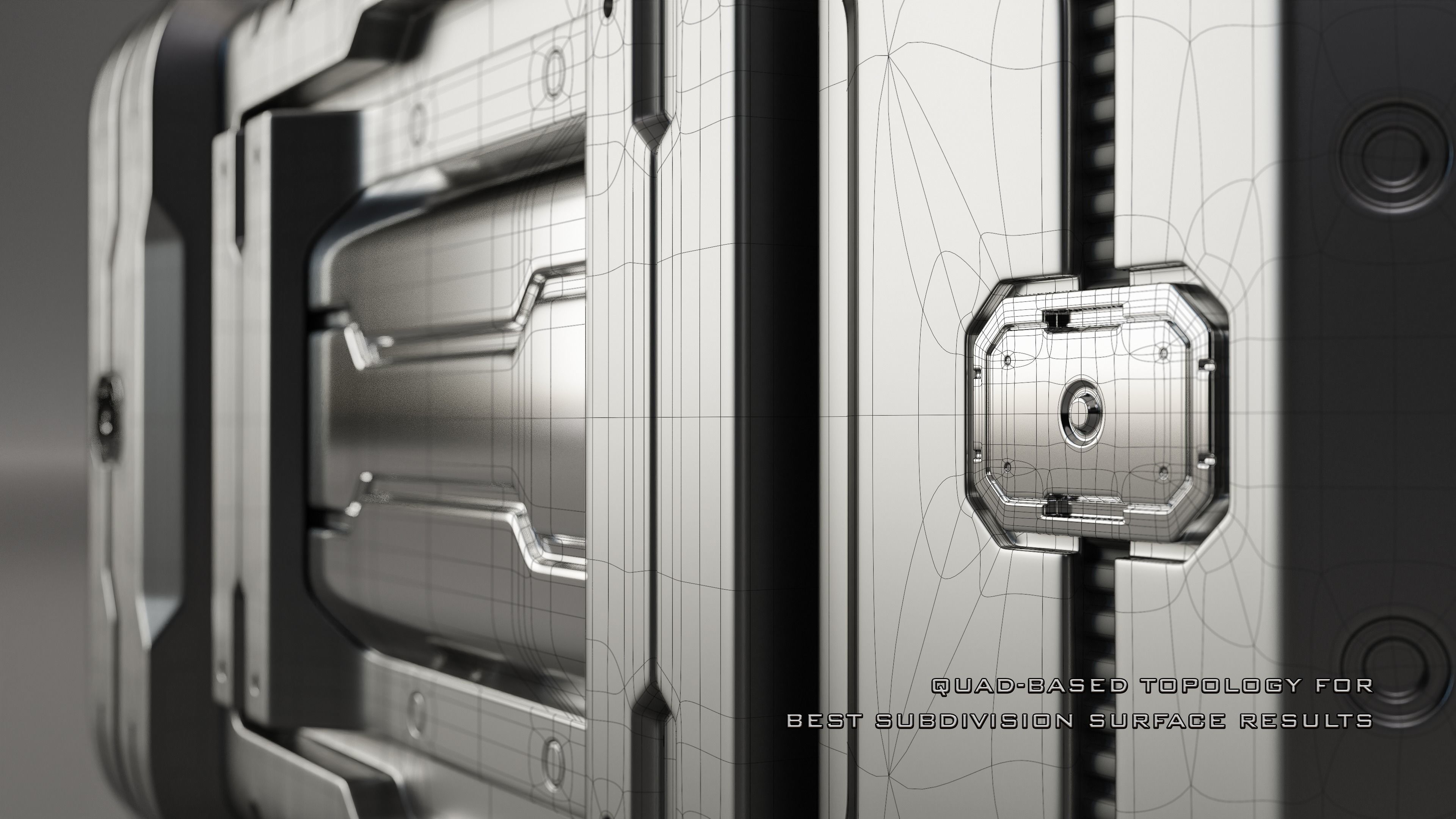 Sci-Fi Industrial Object 03 3D model | CGTrader