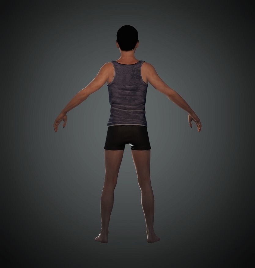 Unity Digital Human HS016 free 3D model animated rigged | CGTrader