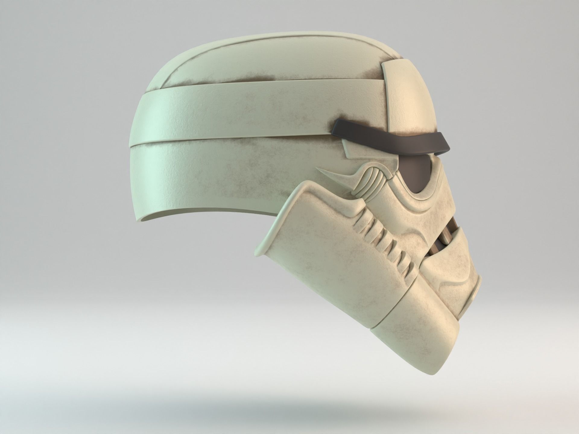 Ashigaru Samurai Stormtrooper Helmet 3D model 3D printable | CGTrader