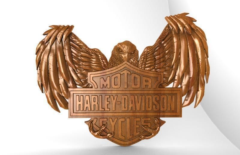 Harley-davidson CNC 3D model 3D printable | CGTrader