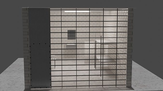 prison cell 3D model | CGTrader